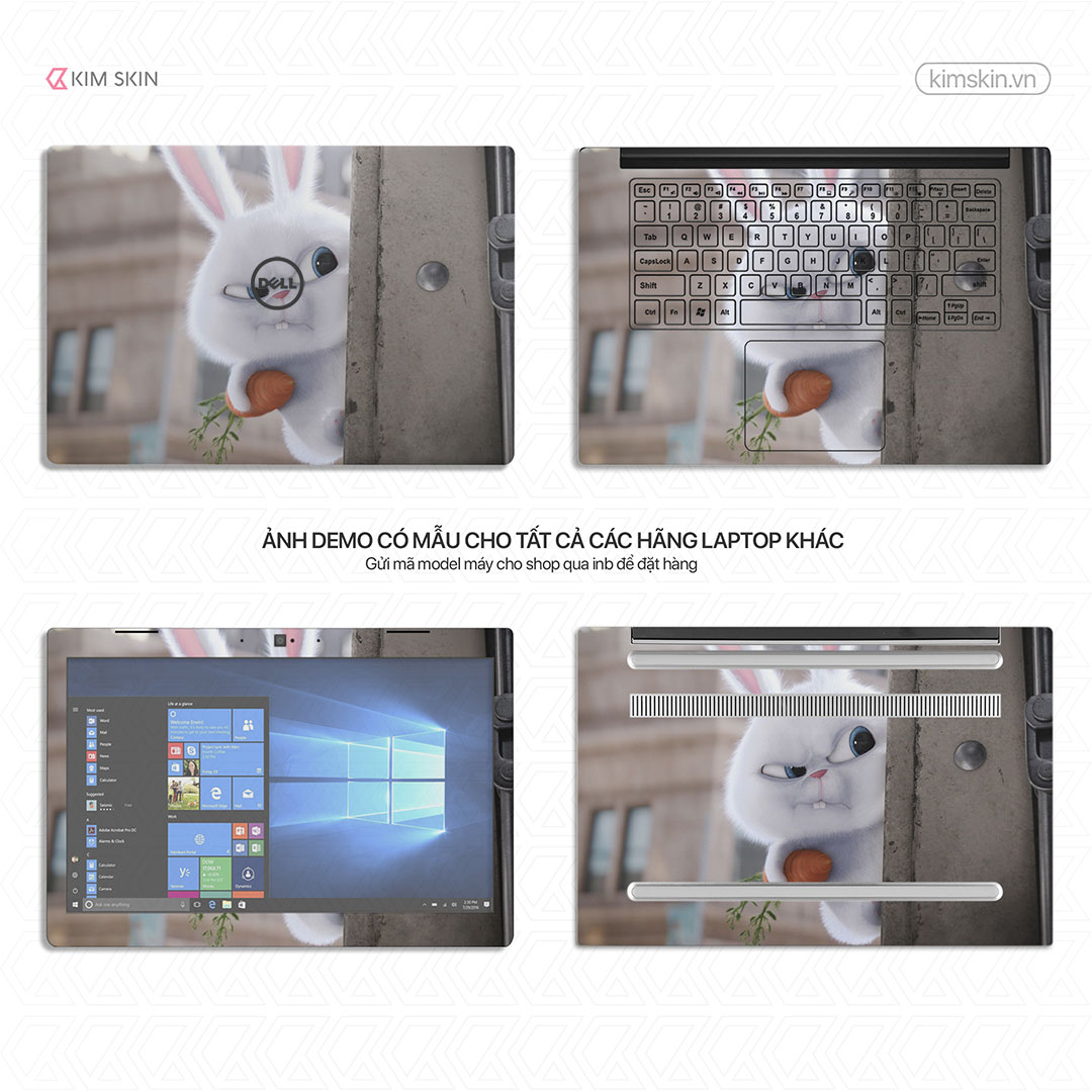 Skin Laptop Mẫu Hoạt Hình | AMH 059 - Kim Skin