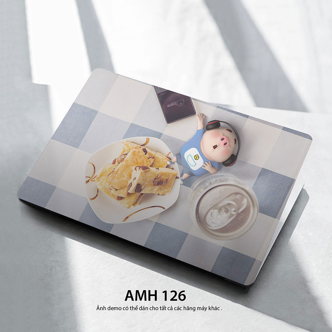 Skin Laptop Mẫu Heo Cute | AMH 126 - Kim Skin