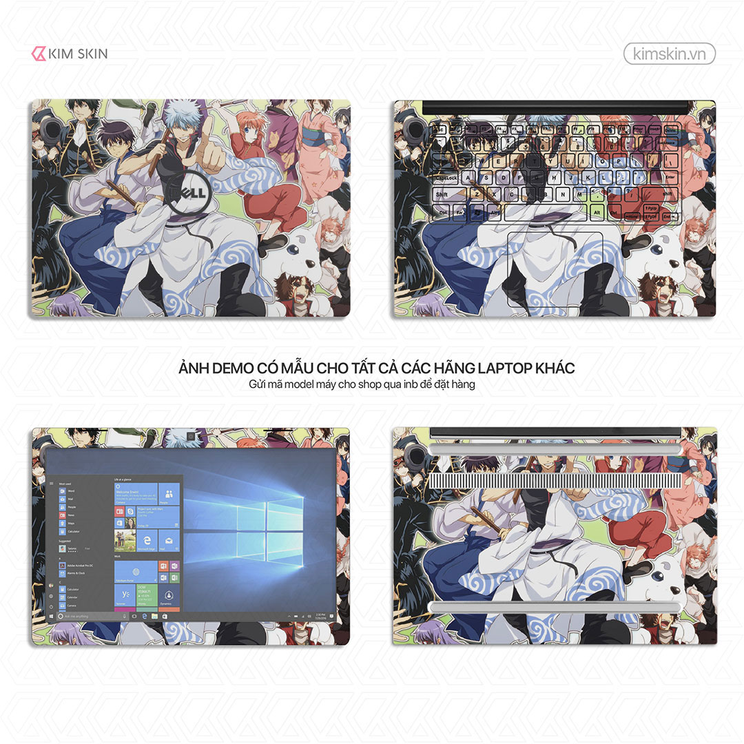 Skin Laptop Mẫu Gintama | AMH 179 - Kim Skin