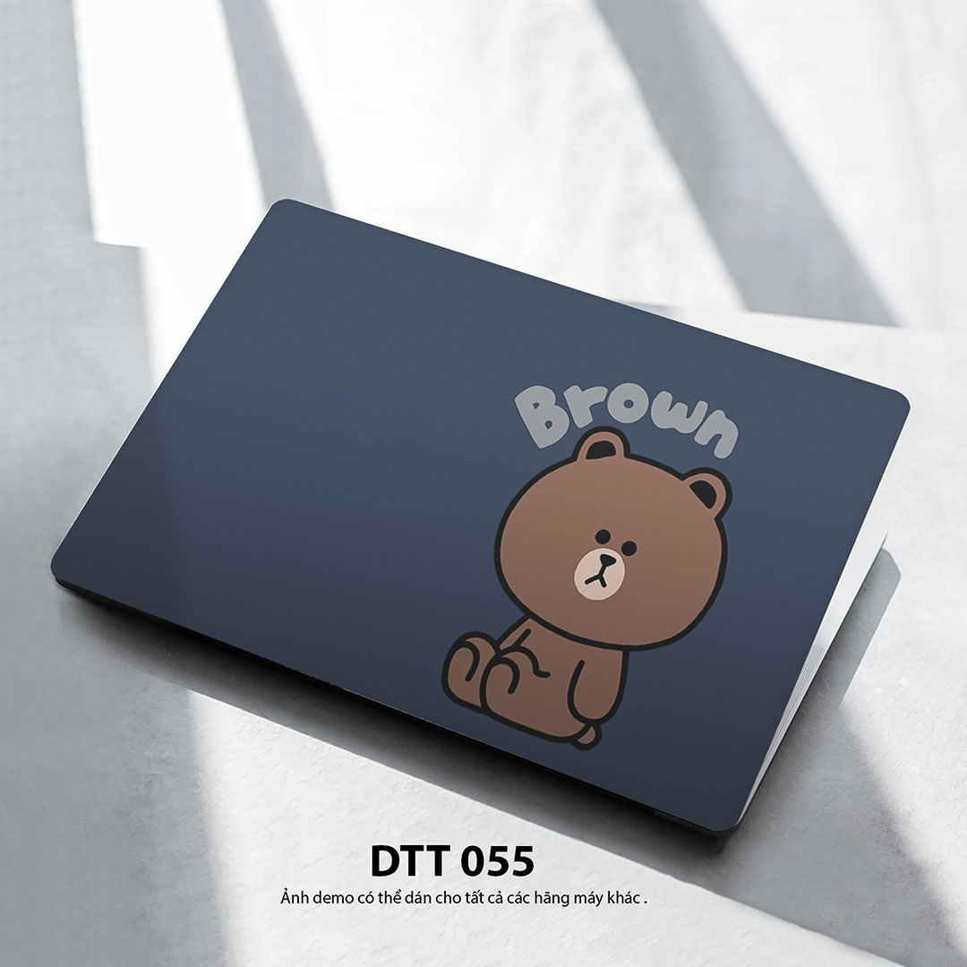 Skin Laptop Mẫu Brown | DTT 055 - Kim Skin