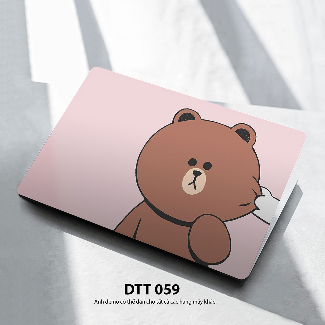 Skin Laptop Mẫu Brown | DTT 059 - Kim Skin