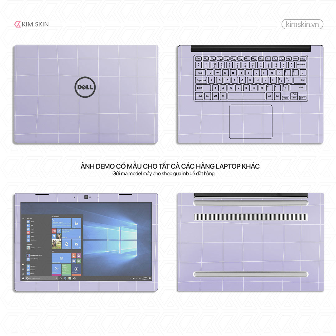 Skin Laptop Mẫu Dễ Thương | DTT 109 - Kim Skin