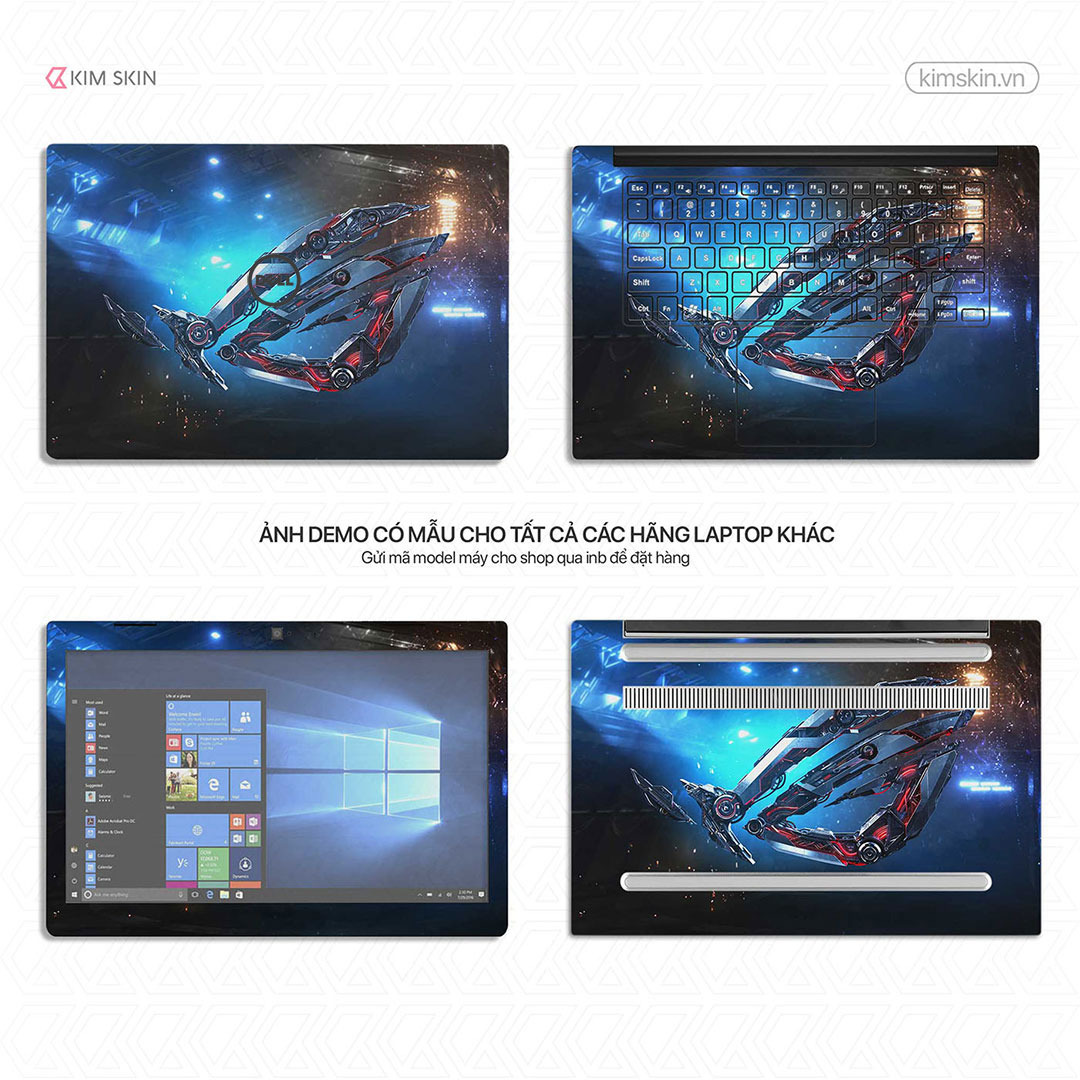 Skin Laptop Mẫu Asus | GMT 116 - Kim Skin