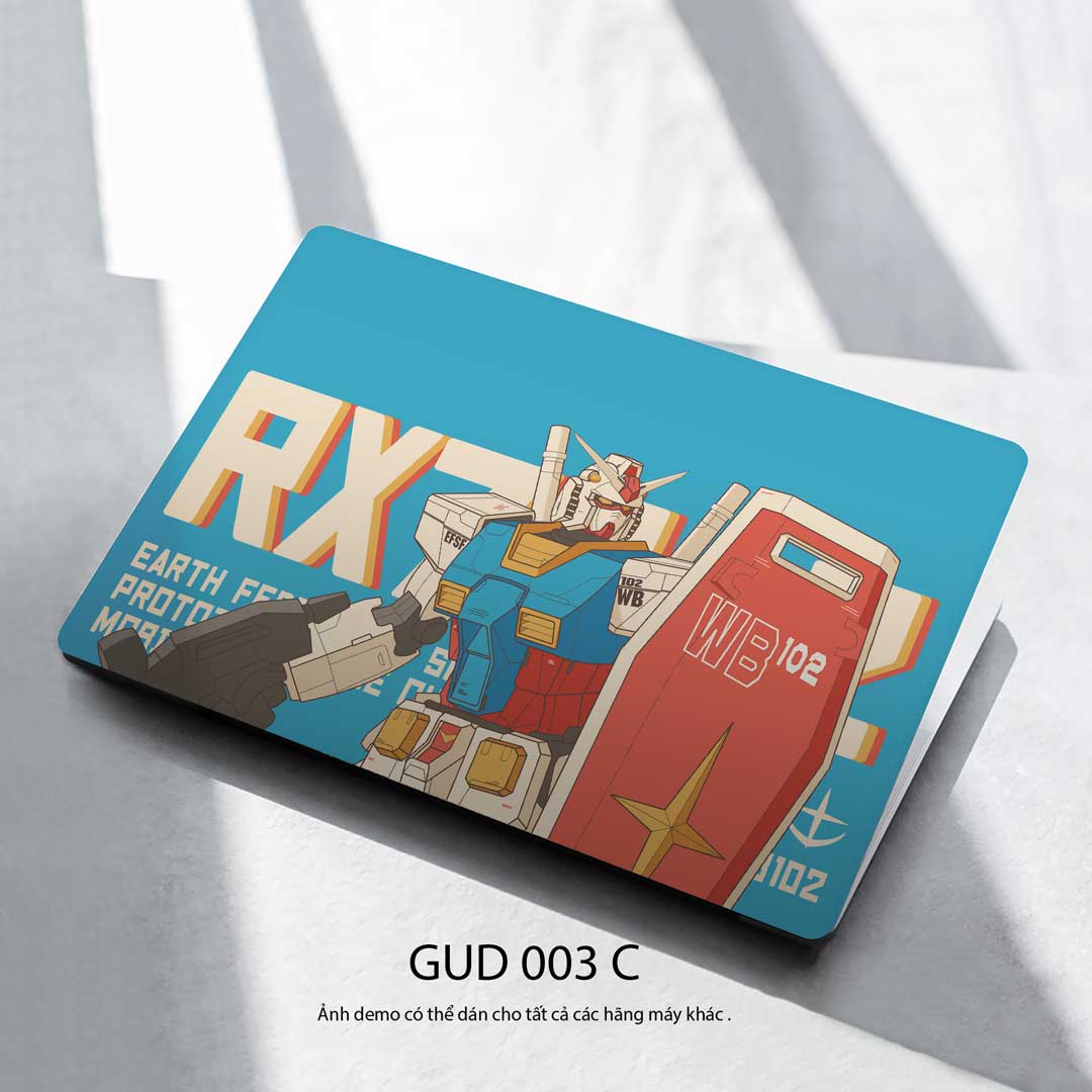 Skin Laptop Mẫu Gundam | GUD 003 - Kim Skin