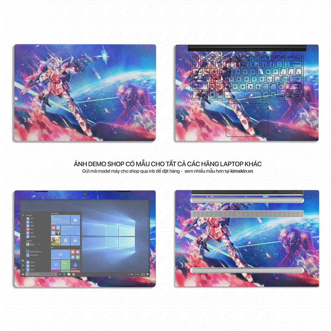 Skin Laptop Mẫu Gundam | GUD 007 - Kim Skin