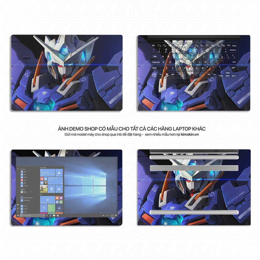 Skin Laptop Mẫu Gundam | GUD 008 - Kim Skin