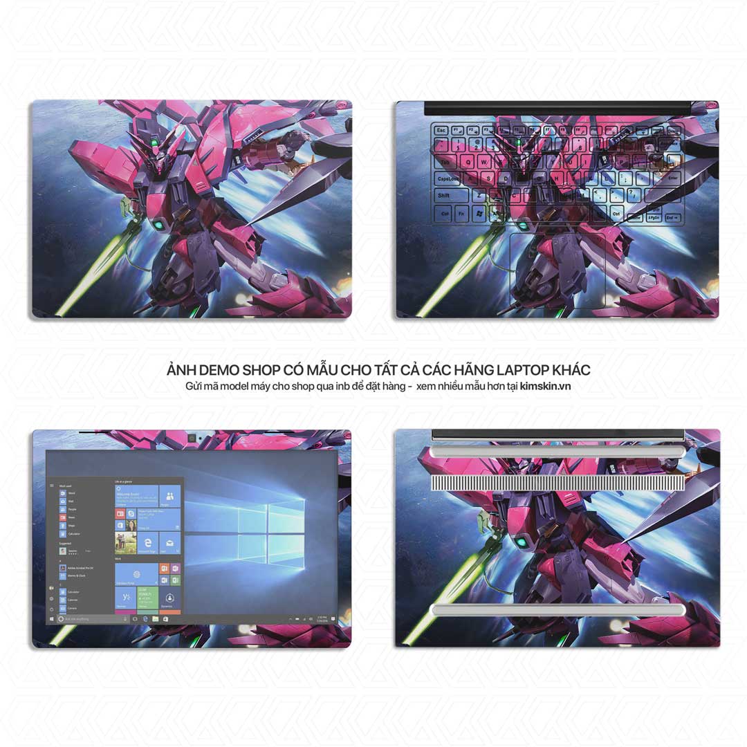 Skin Laptop Mẫu Gundam | GUD 014 - Kim Skin