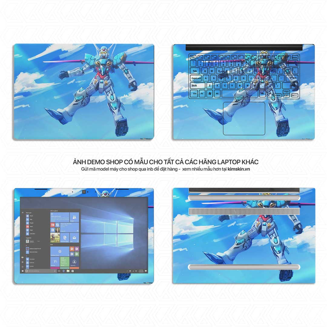 Skin Laptop Mẫu Gundam | GUD 016 - Kim Skin