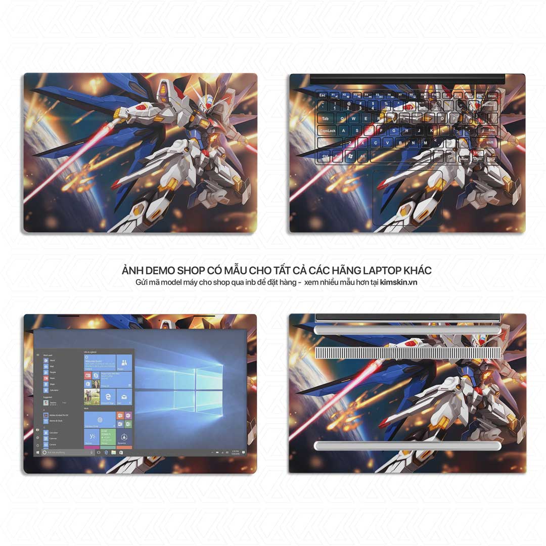 Skin Laptop Mẫu Gundam | GUD 018 - Kim Skin