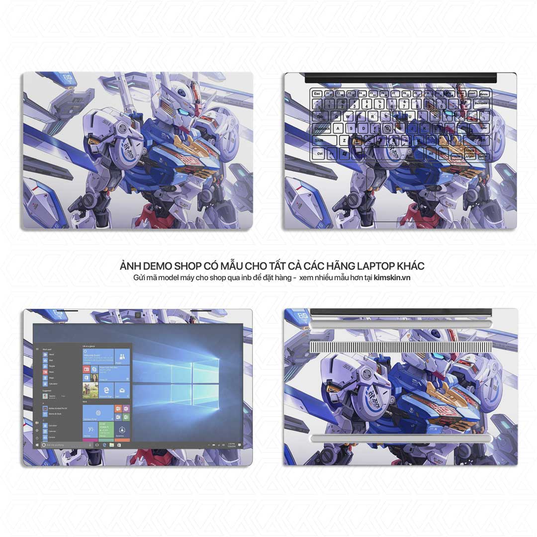 Skin Laptop Mẫu Gundam | GUD 021 - Kim Skin