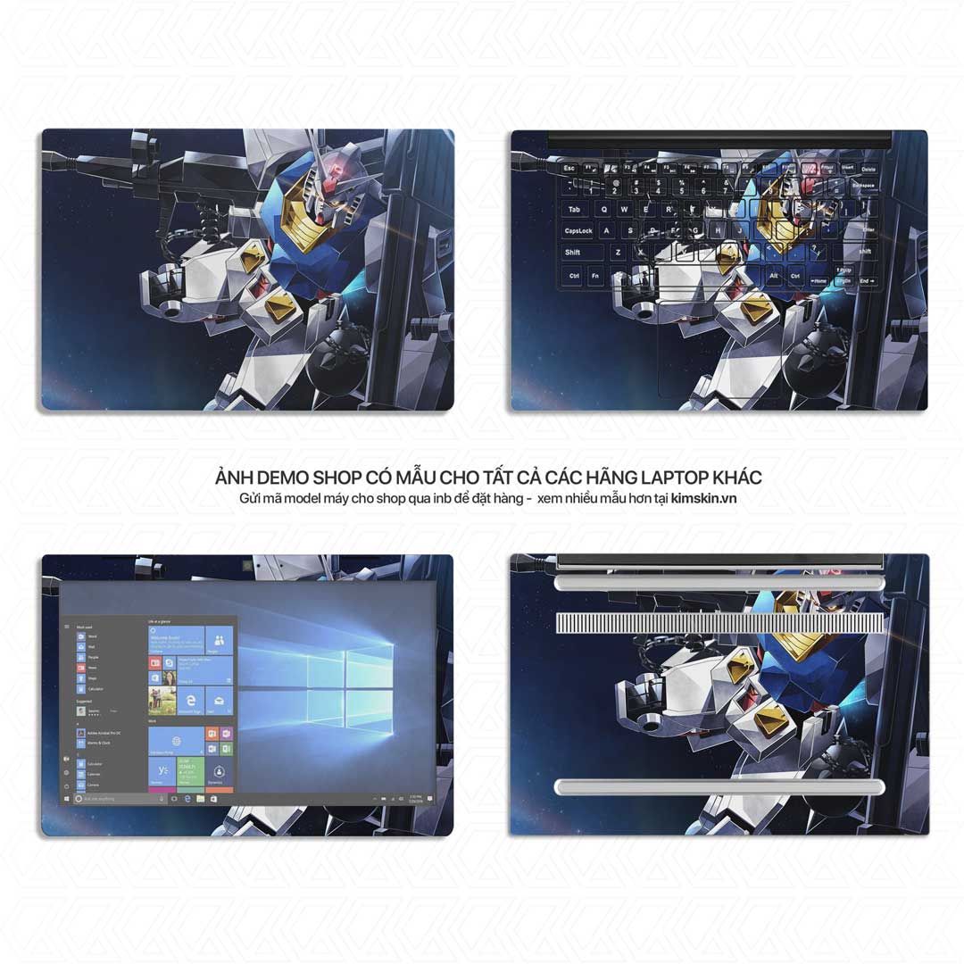 Skin Laptop Mẫu Gundam | GUD 026 - Kim Skin
